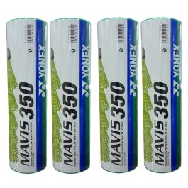 Buy YONEX Mavis 350 | 4 Boxes -24 Nylon Shuttlecock|Green cap Online in ...