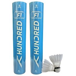 Buy Hundred F1 Feather Shuttlecock Set Of 2 Online in India at Best Price
