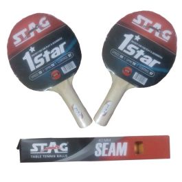 Set Of 2 Stag 1 Star T.T.Bat and T.T.Ball,- Buy Set Of 2 Stag 1 Star T ...