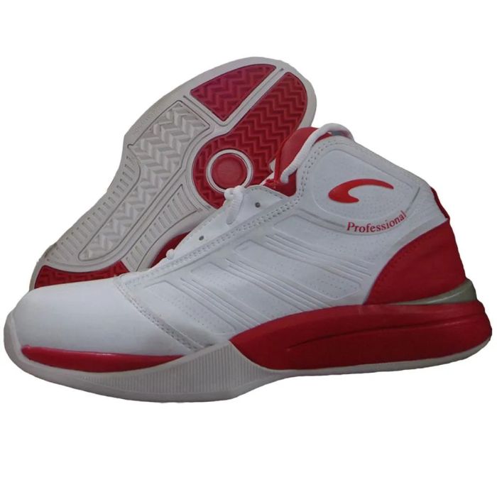 PRO ASE Basket Ball Shoe White and Red,- Buy PRO ASE Basket Ball Shoe ...