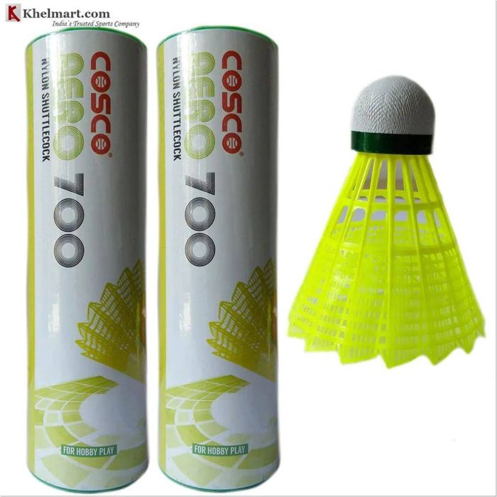 Cosco AERO 700 Nylon Badminton Shuttlecock 2 Boxes,- Buy Cosco AERO 700 ...