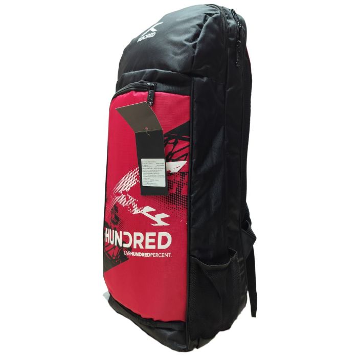 Buy Hundred HBCB-4M262-3 Black & Red Badminton Kit Bag Online at Best ...