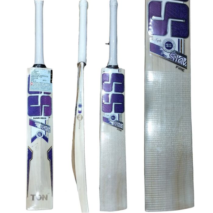 SS Sky FIRE English Willow Cricket Bat SH,- Buy SS Sky FIRE English ...