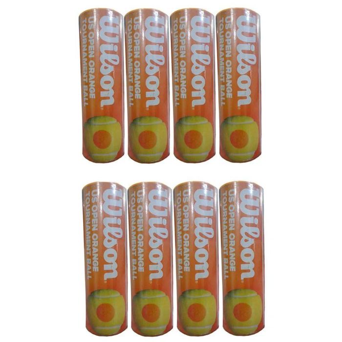 Wilson US Open Tennis Ball 8 Cans Orange,- Buy Wilson US Open Tennis ...