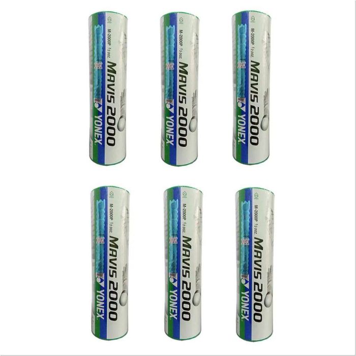 Yonex Mavis 2000 Nylon White Badminton Shuttlecock 6 Boxes,- Buy Yonex ...