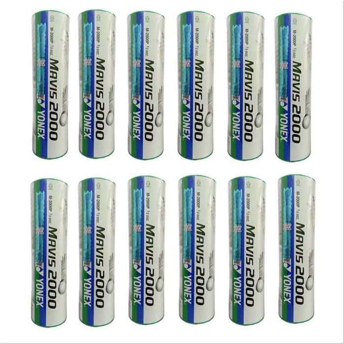 Yonex Mavis 2000 Nylon White Badminton Shuttlecock 12 Boxes,- Buy Yonex ...