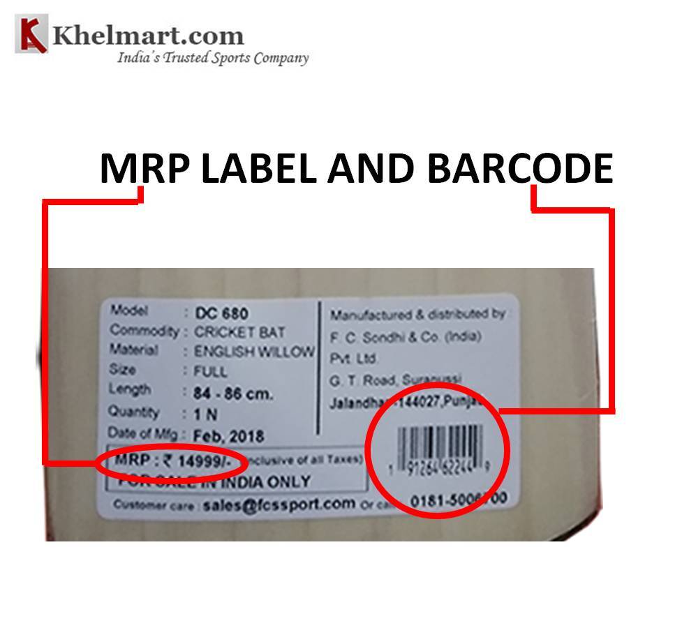 New Balance DC 680 English Willow Cricket Bat,- Buy New Balance DC 680 ...