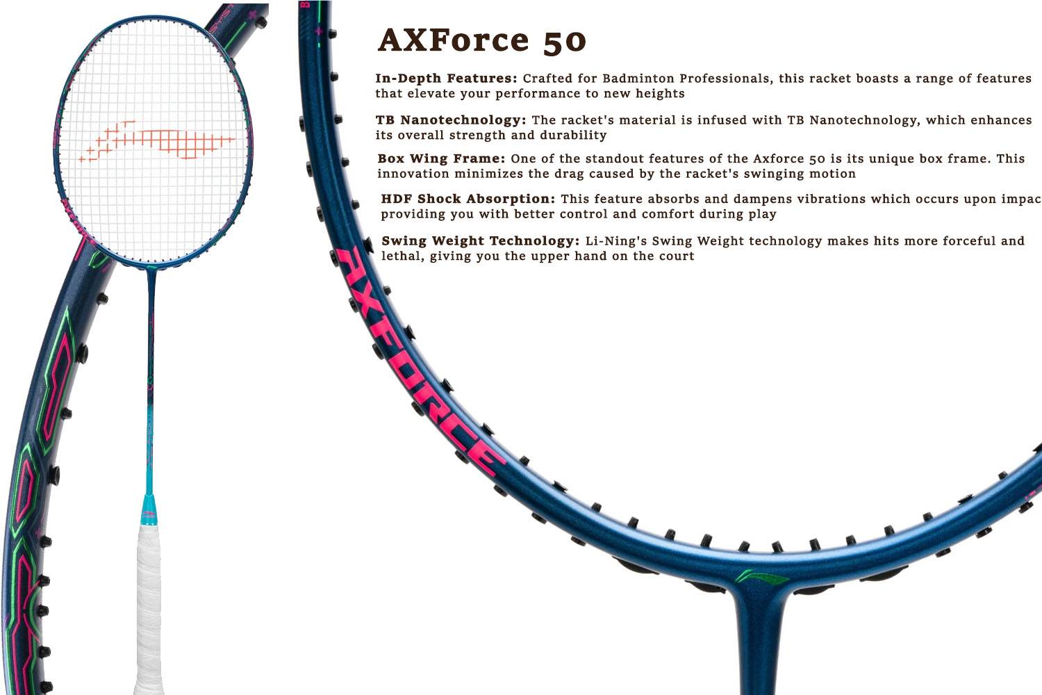Latest Li Ning Axforce Badminton Racket Series: Powerful Rackets to ...